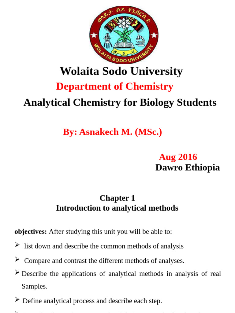 Analytical Techniques in Chemistry | PDF | Analytical Chemistry | Analysis