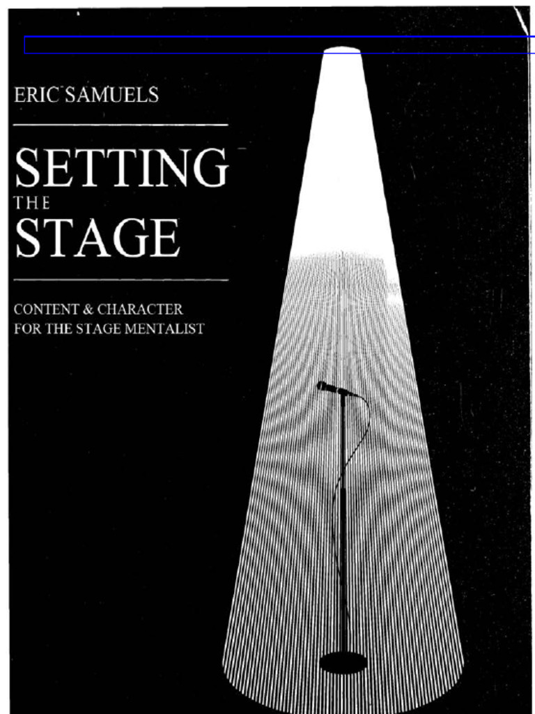 Eric Samuels - Setting The Stage | PDF | Mentalism
