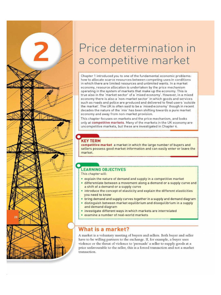 Price Determination in A Competitive Market: CJ - H-A - T - I - A M-A ...
