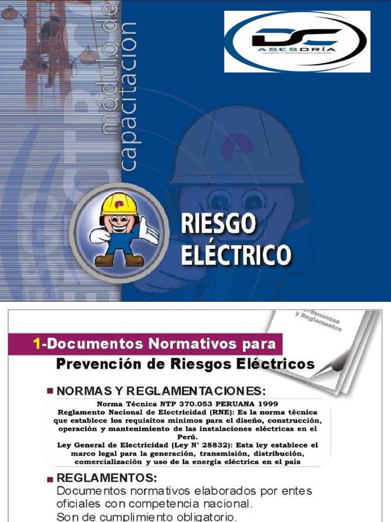 Capacitacion Riesgo Electrico Pdf