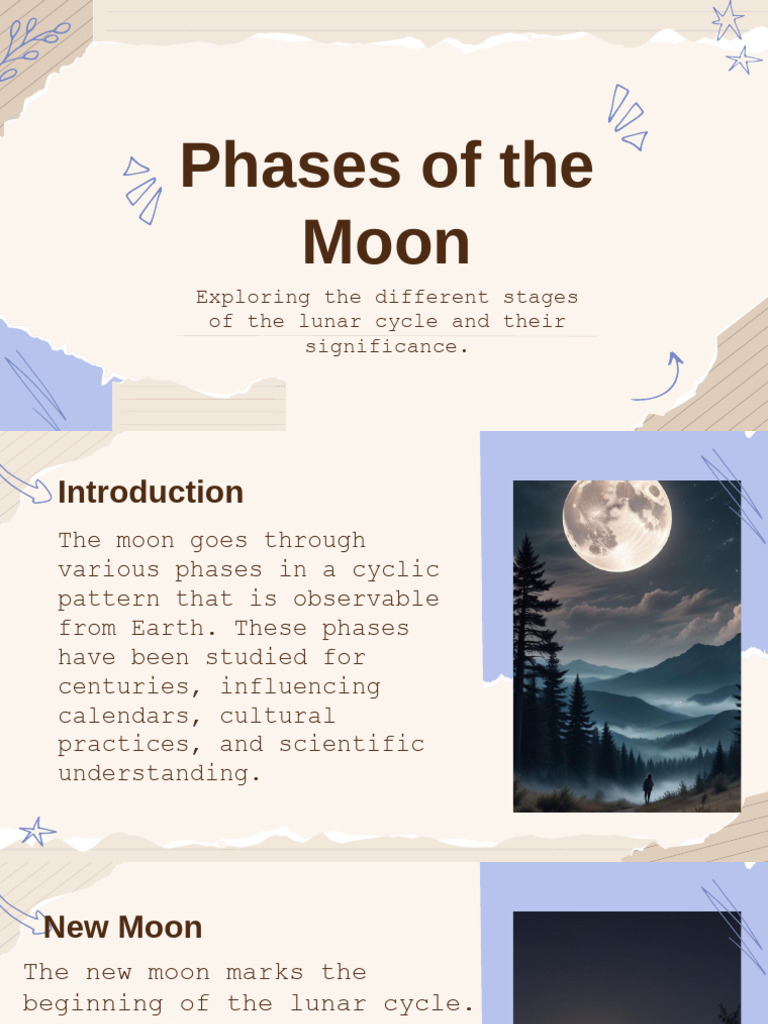 Moon Phases: Cycle and Significance | PDF