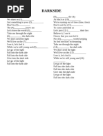 Darkside Lyrics | PDF