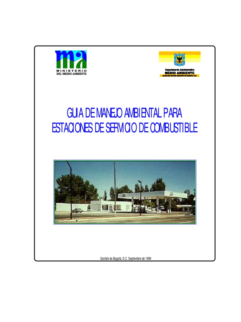 Guia De Manejo Ambiental Para Estaciones De Servicio De Combustible