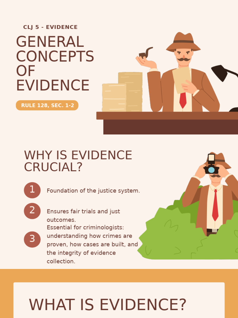 1 General Concepts | PDF | Witness | Circumstantial Evidence