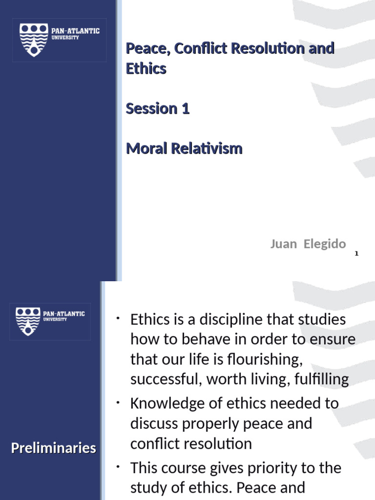Session 1 - Moral Relativism | PDF | Relativism | Epistemology