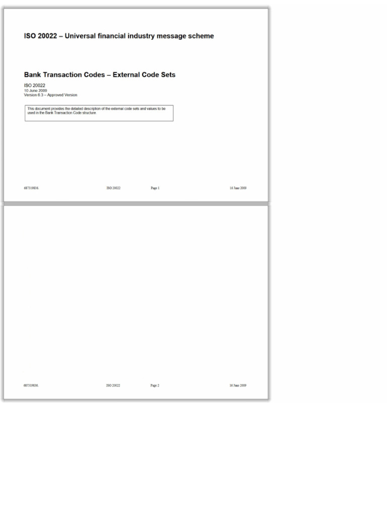 Iso 20022 | PDF