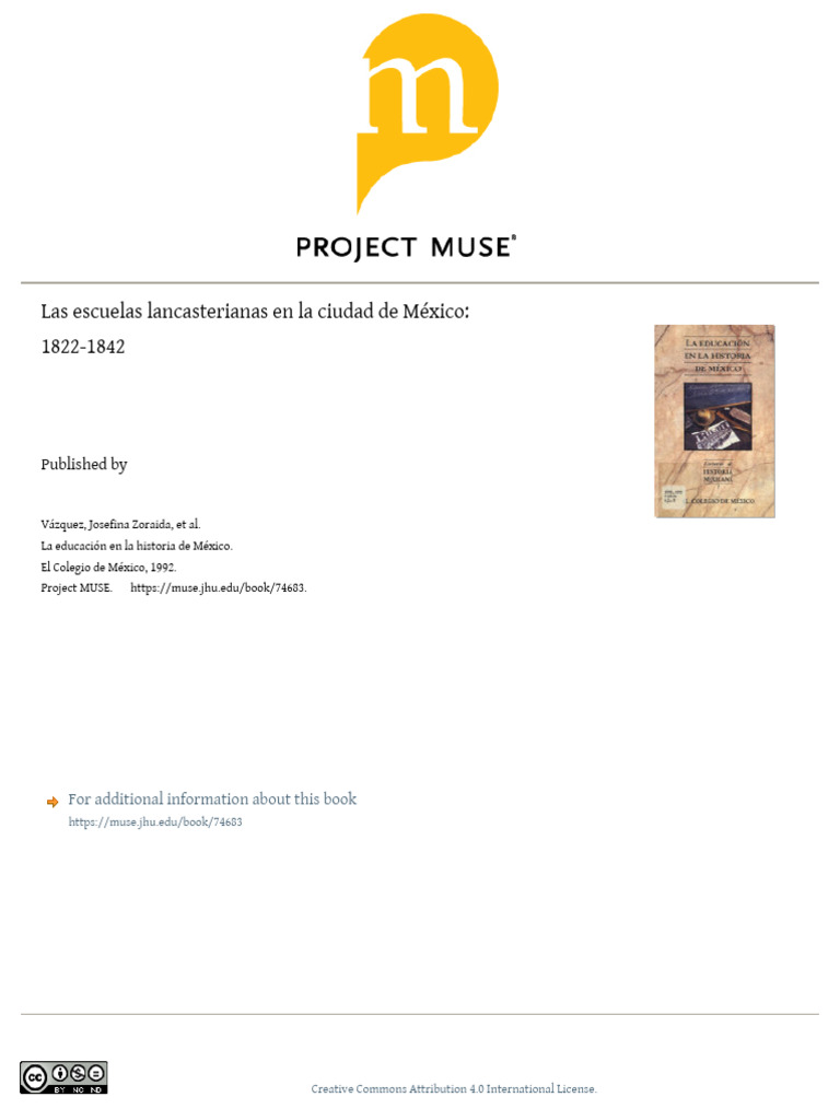 Escuelas Lancasterianas - Project - Muse | PDF | Aprendizaje