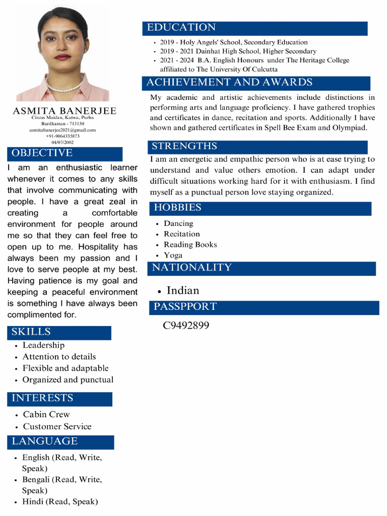 Asmita CV - 20250417 - 232534 - 0000 | PDF