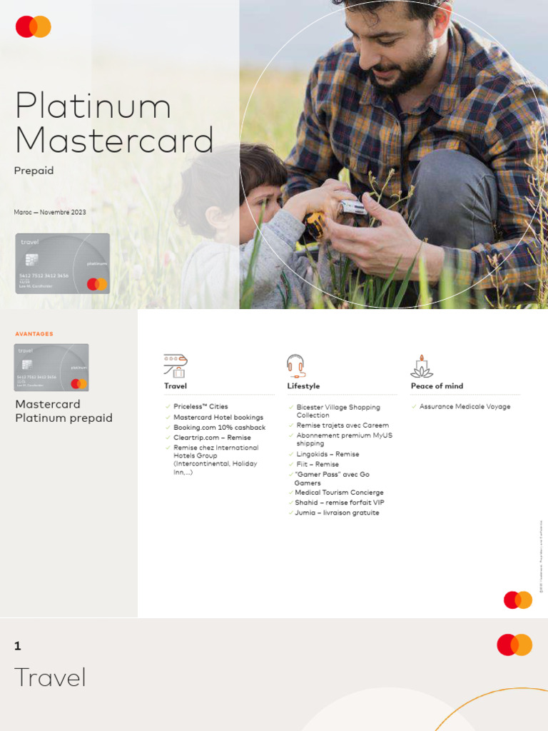 Avantages de la Mastercard Platinum | PDF | MasterCard | Booking.com
