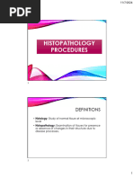 Histology Slide Preparation Guide | PDF | Fixation (Histology) | Staining