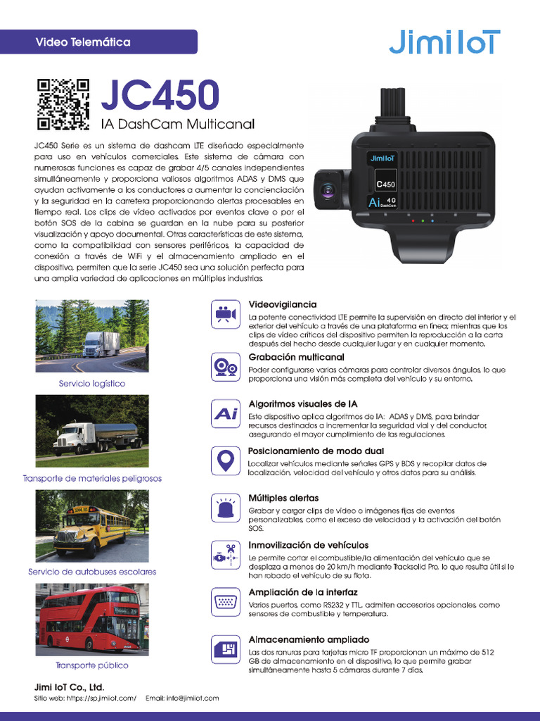 JC450 Folleto | PDF