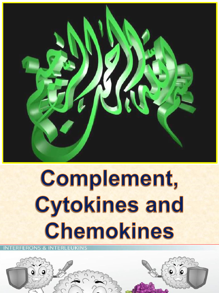 5 - Lecture Immunology, Complement, Cytokines and Chemokines Updated | PDF | Complement System ...