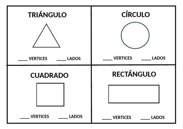 Figuras Geometricas Vertices y Lados | PDF