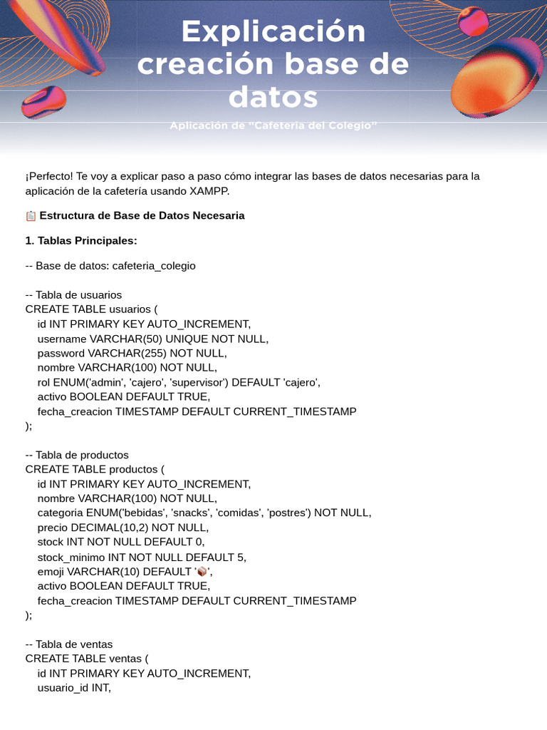 ¡Perfecto! Te Voy A Explicar Paso A Paso Cómo Integrar Las Bases de Datos Necesarias para La ...