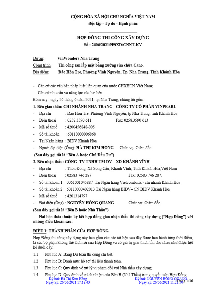 2606.2021.Hdxd - CNNT KV Cano | PDF