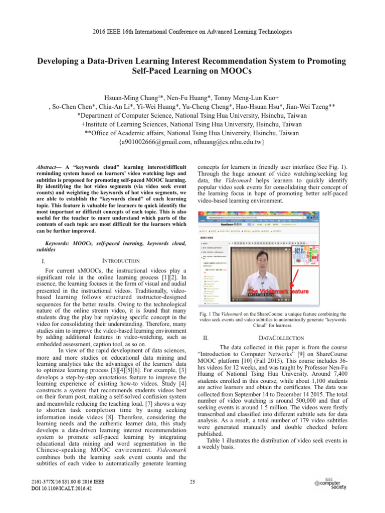 2016 - 06. Developing A Data-Driven Learning Interest Recommendation ...