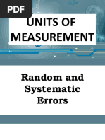 Types of Errors in Physics | PDF