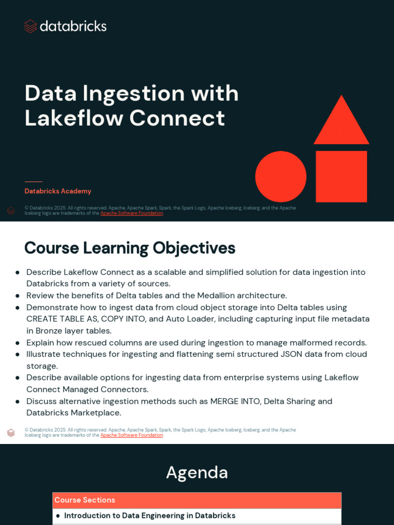 Data Ingestion With Lakeflow Connect | PDF | Apache Spark | Information ...