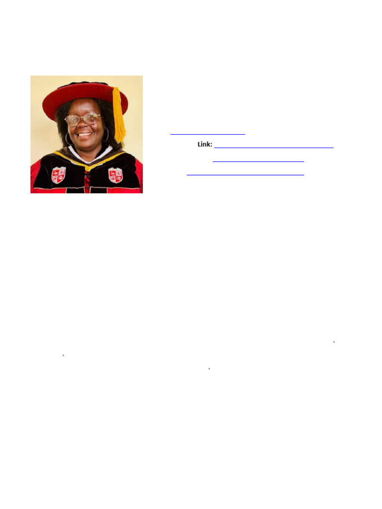 Prof. Sheila Pamela Wandera Profile | PDF | Swahili Language | Professor