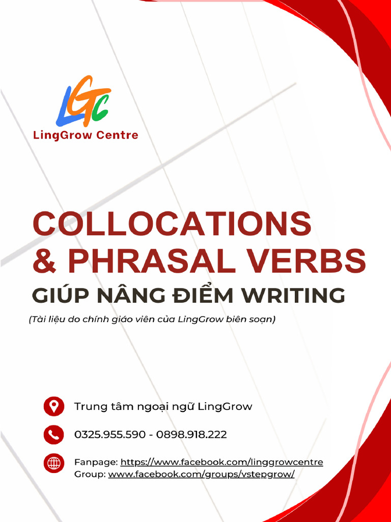 Bộ Collocations & Phrasal Verbs Giúp Nâng Điểm Writing | PDF