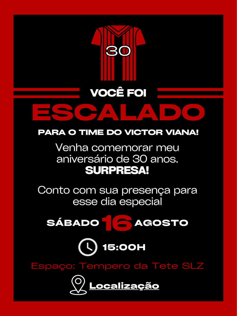 Convite Victor | PDF