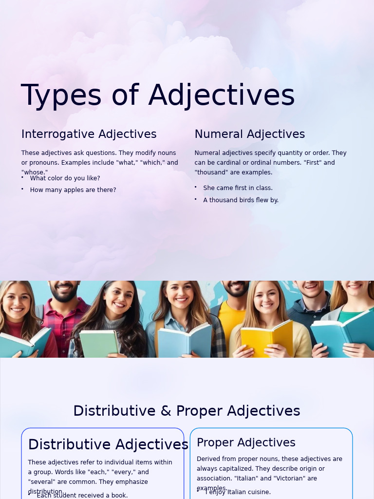 Types of Adjectives | PDF