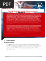 (R023C00) HUAWEI HiSecEngine USG6500F Series Firewalls Datasheet | PDF | Computer Network | Security