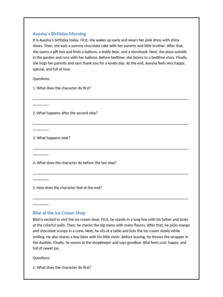 Sequence Paragraphs With Page Corner Borders | PDF