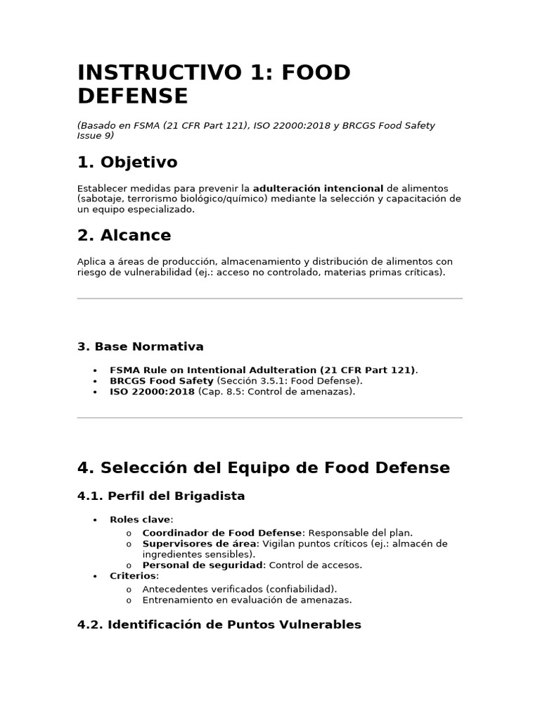 Instructivo 2 | PDF | Carne | Industria de alimentos