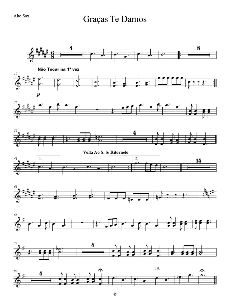 Analyse musicale de "Graças Te Damos" | PDF