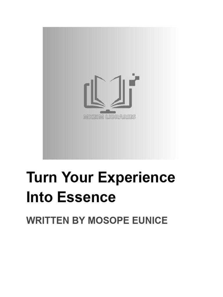 Essence of Writing from Experience | PDF