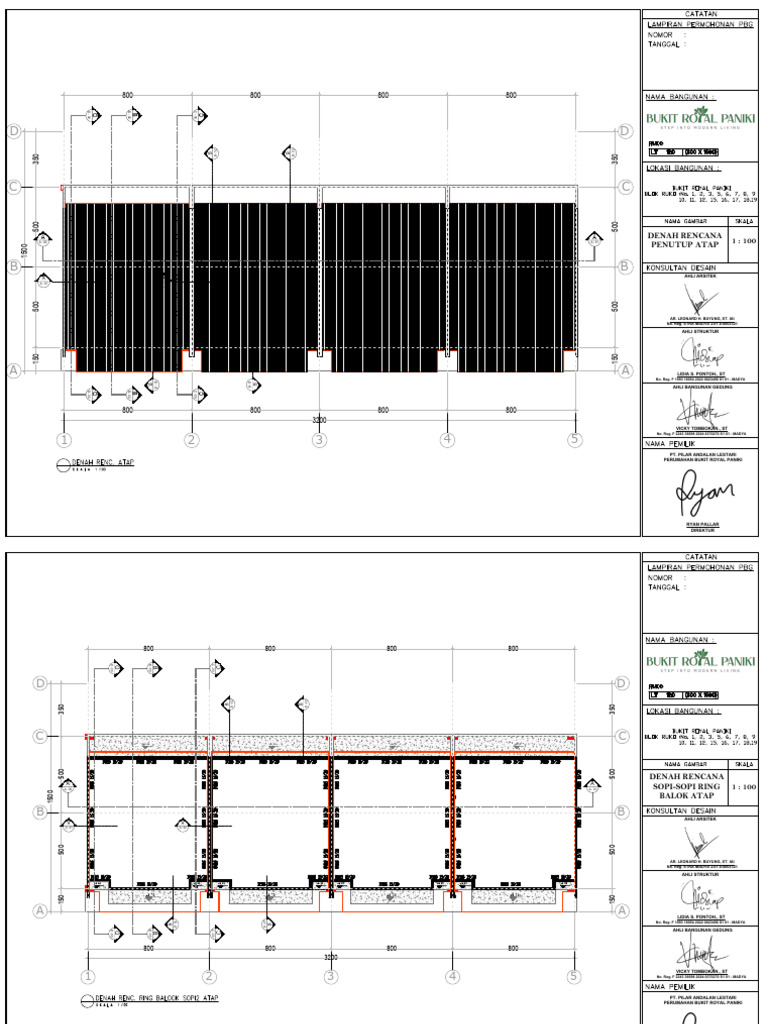 5 Gambar Rencana Dan Detail Teknis Penutup Atap | PDF