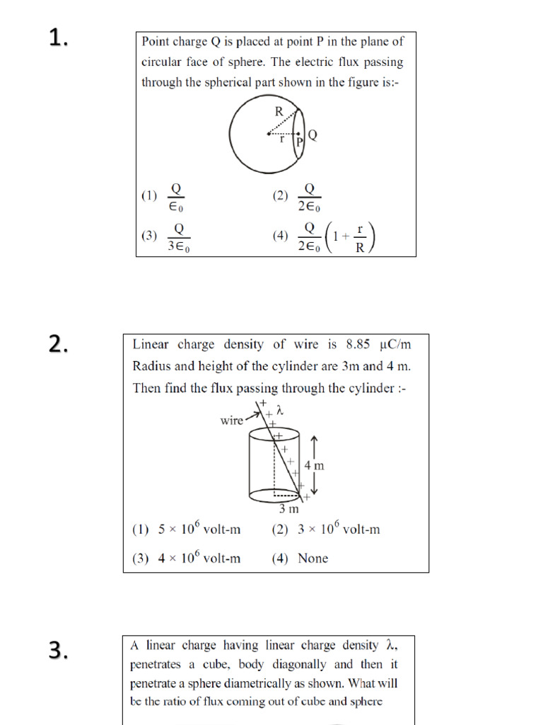Electrostatics English 1 TO 10 | PDF