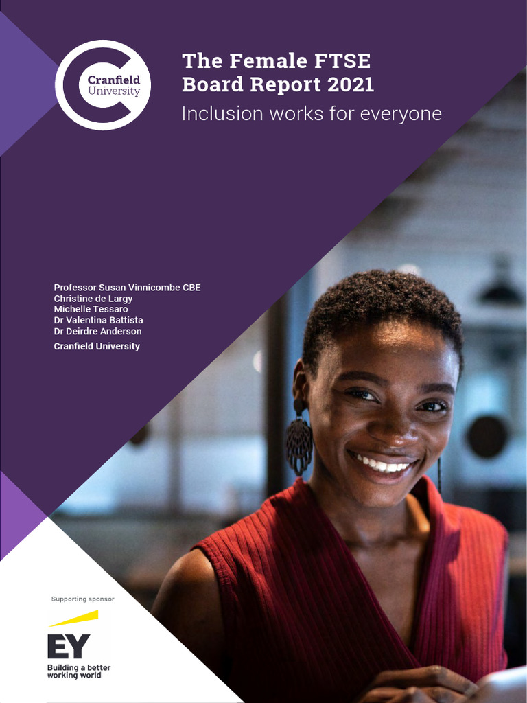 Female FTSE Report 2021 | PDF | Employee Retention