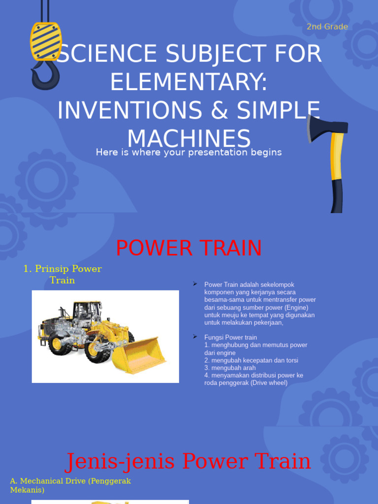 Science Subject For Elementary 2nd Grade Inventions Simple Machines ...