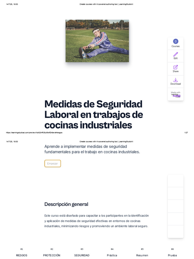 Create Courses With AI-powered Authoring Tool - LearningStudioAI | PDF | Seguridad y salud ...