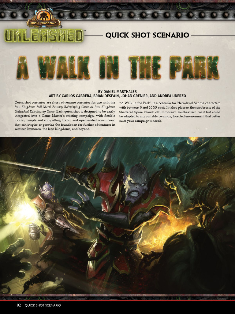 NQ.62 - Quick Shot Scenario - Unleashed - A Walk in The Park | PDF | Ships