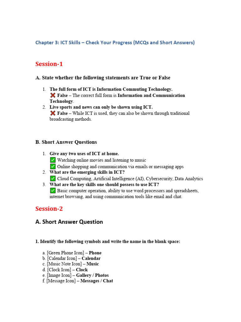 ICT Skills Chapter3 Class9 | PDF | Computer Science | Computing