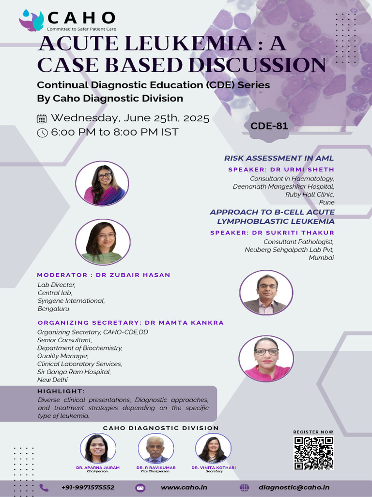 1750911079acute Leukemia A Case Based Discussion Flyer - Compressed | PDF