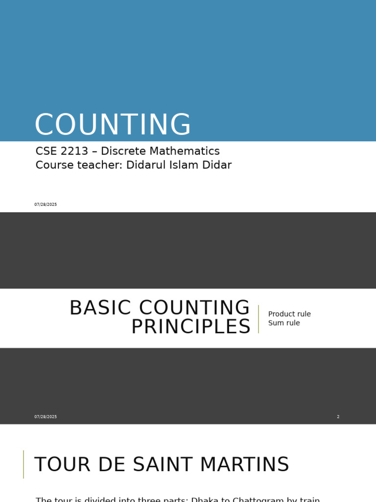 Counting | PDF | Mathematics | Discrete Mathematics