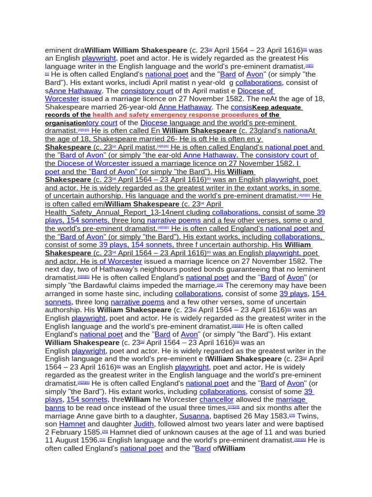 William Shakespeare: The Bard of Avon | PDF | William Shakespeare
