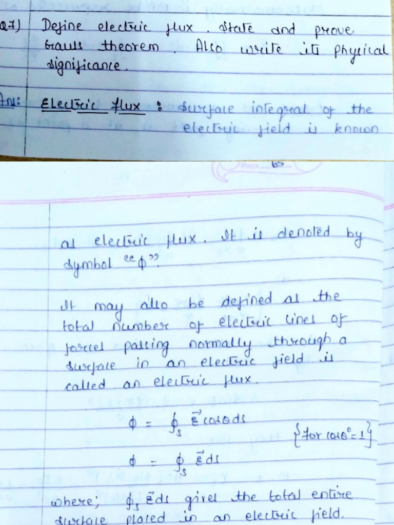 Module-1 Handwritten Notes Physics | PDF