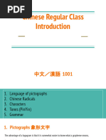 Beginner Chinese Class Notes | PDF