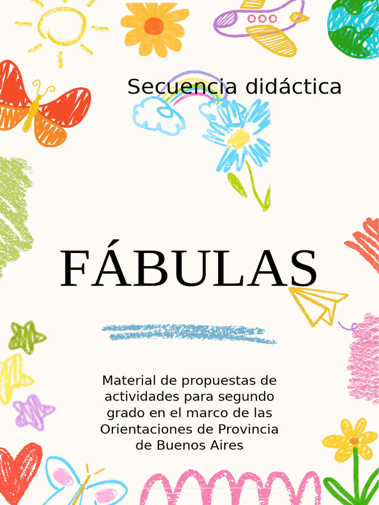 Fábulas2° Grado-Con Configuraciones-Portalderecursospedagogicos | PDF | Fábula | Escritura