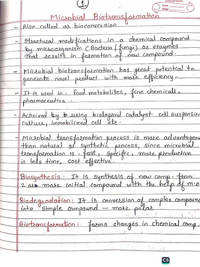 Microbial Bio Transformation | PDF