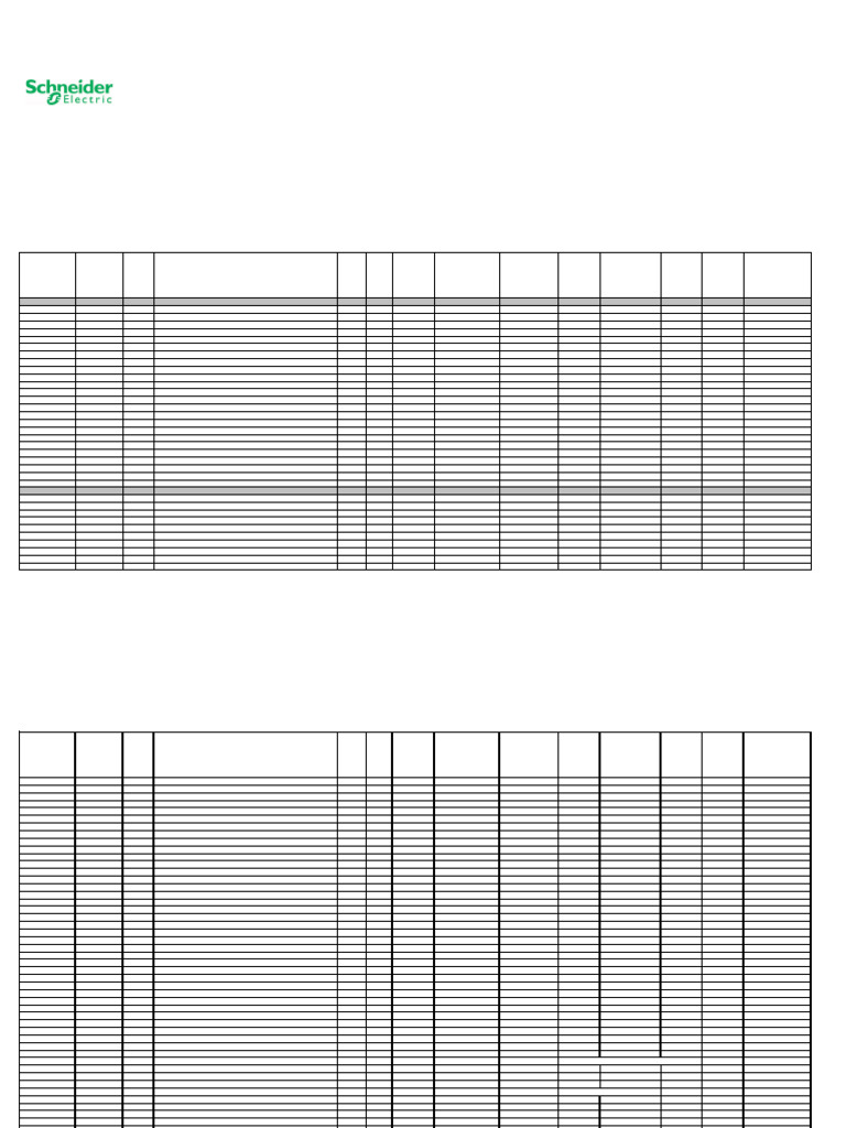 ACRC301 Modbus Register Map | PDF | Integer (Computer Science) | Encodings