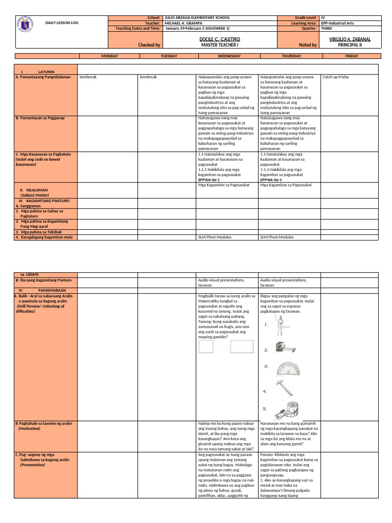 DLL - EPP4 - IA - W1 - With Sembreak | PDF