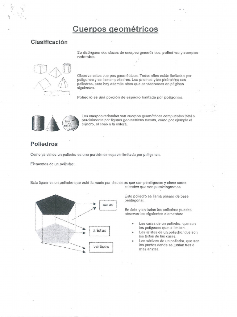 Cuerpos Geomètricos | PDF