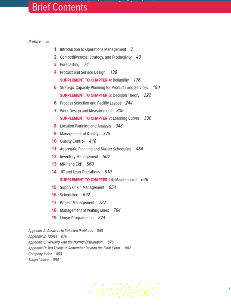 Operations Management Essentials Guide | PDF | Operations Management ...