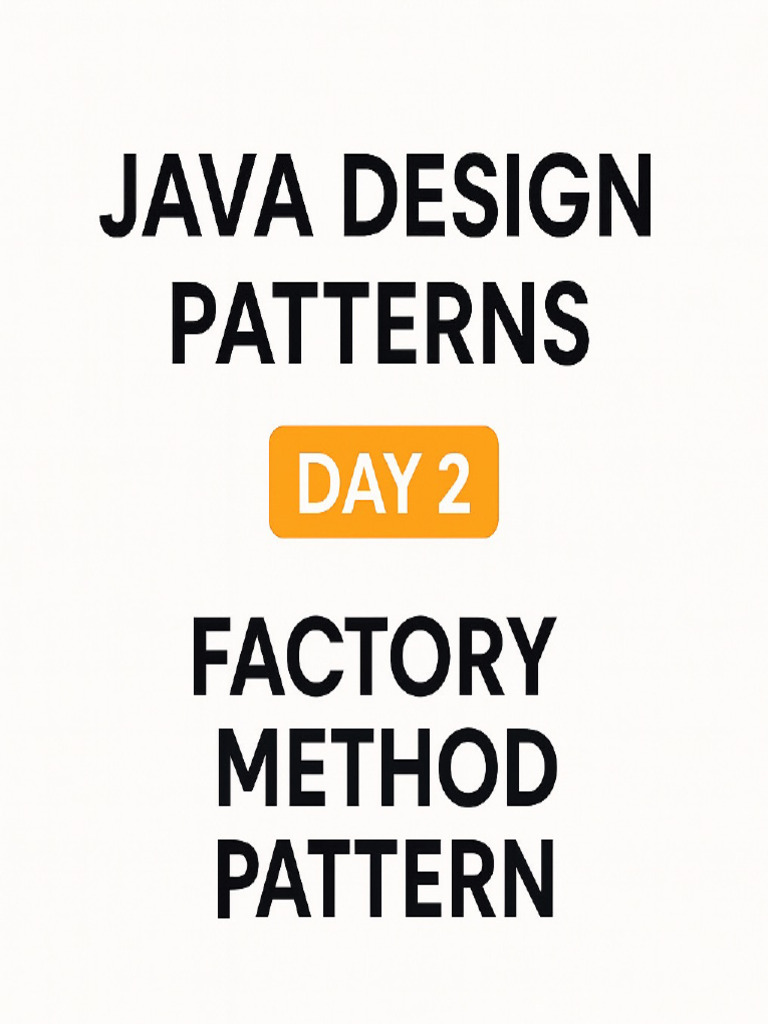 Factory Method Pattern | PDF